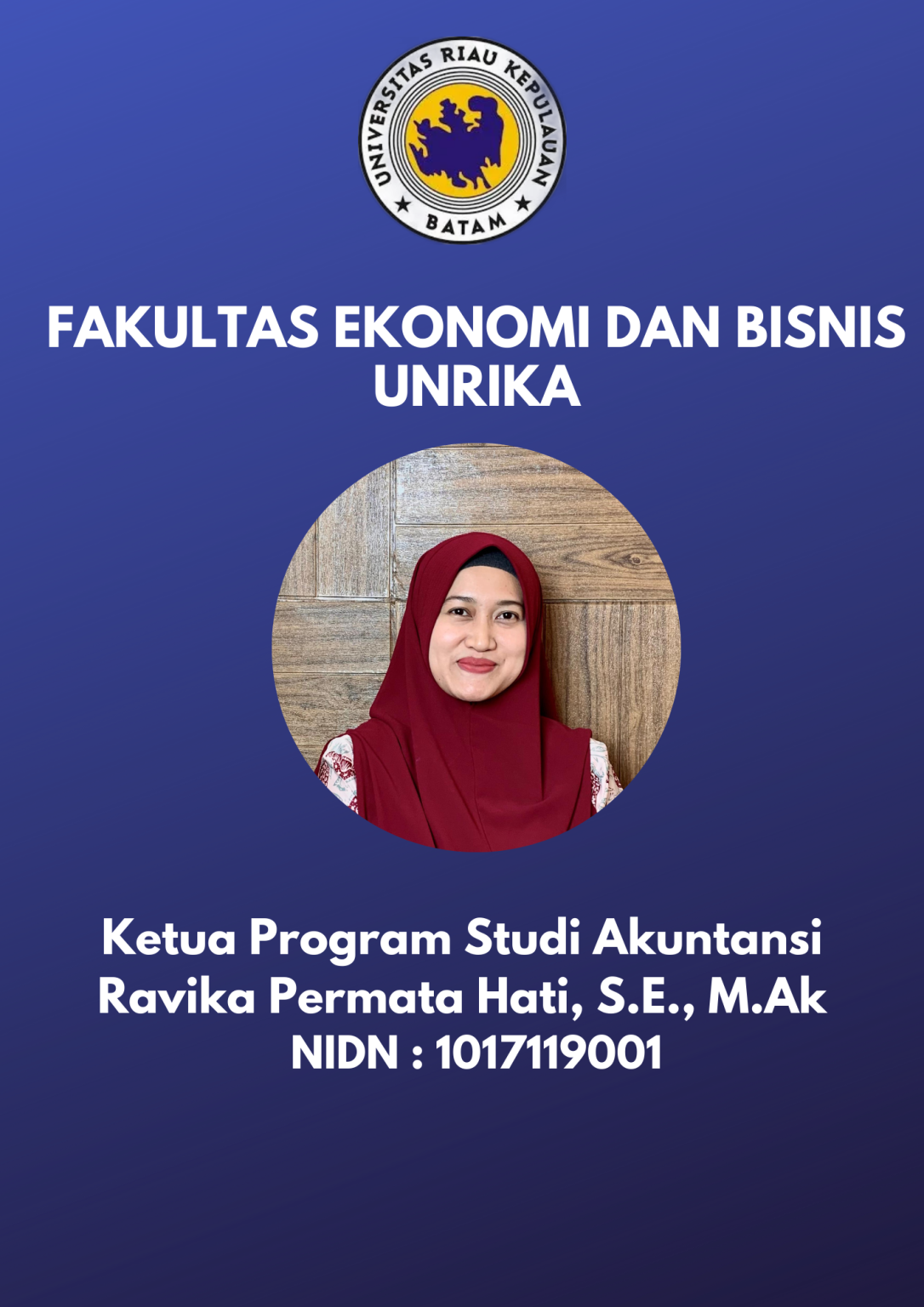 STRUKTUR ORGANISASI – Fakultas Ekonomi dan Bisnis – UNRIKA